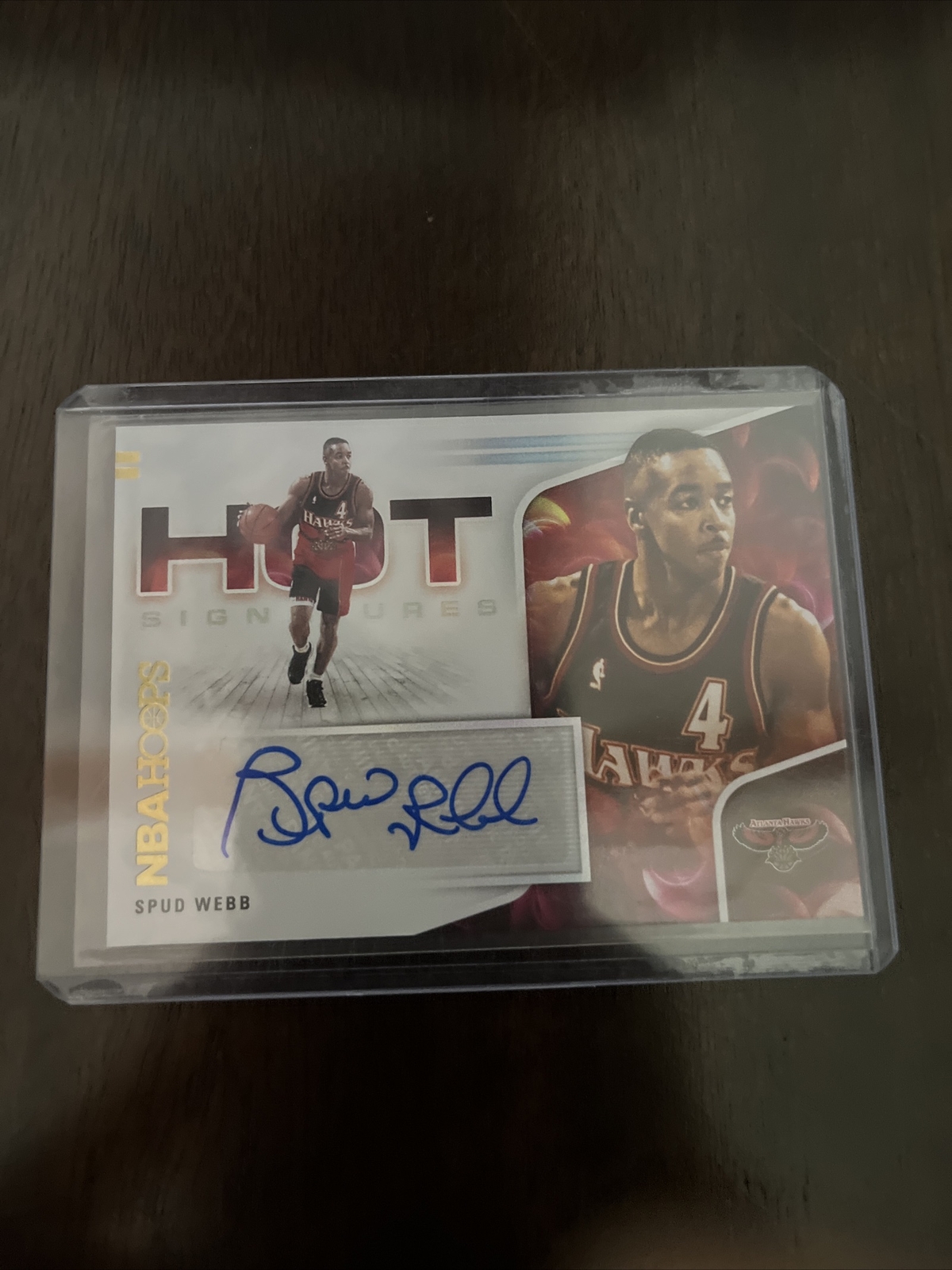 2020-21 NBA Hoops Spud Webb Hot Signatures Auto Autograph #HS-SWB Hawks ...