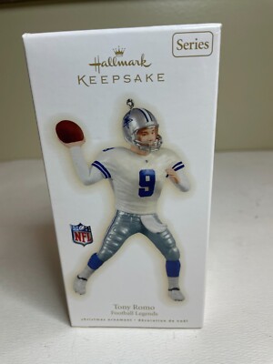 Tony Romo 2009 Hallmark Ornament NFL Football Dallas Cowboys ...