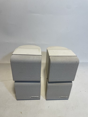 Set of 2 Bose Mini Speaker White Double Jewel Cube Lifestyle ...