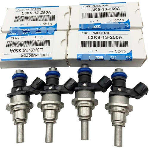 4pcs NEW Fuel Injector For Mazda Speed 3 6 CX-7 Turbo 2.3L L3K9-13-250A ...
