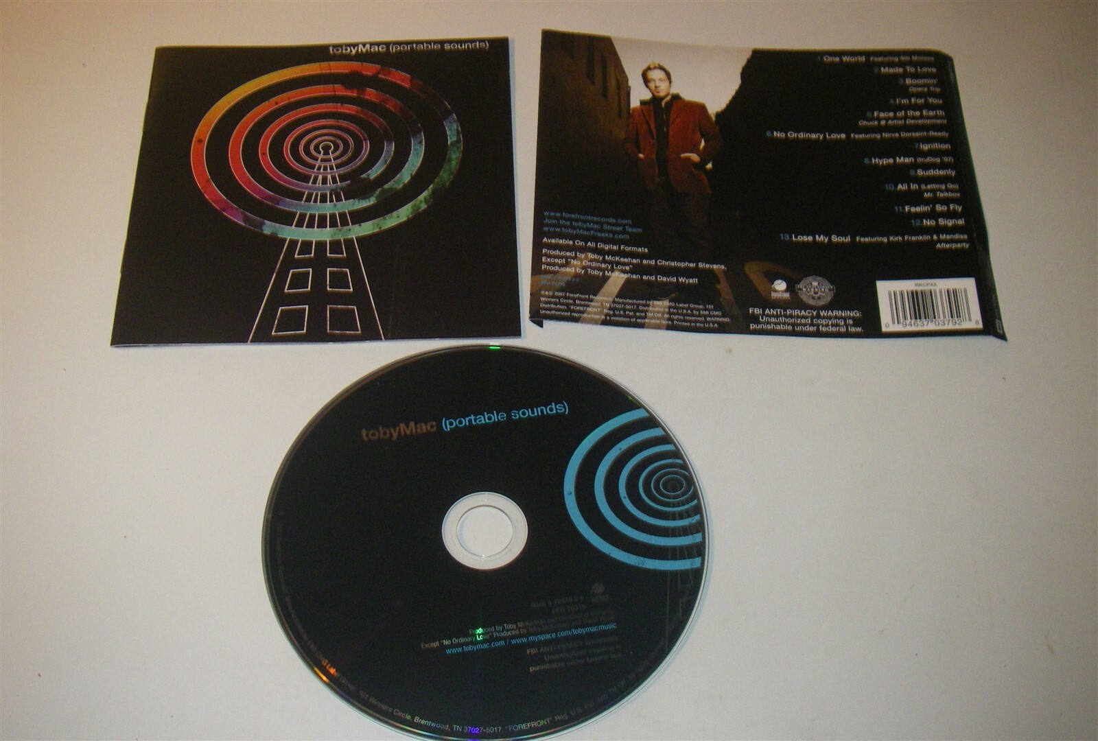 TOBY MAC PORTABLE SOUNDS CD ONLY S6005 | eBay
