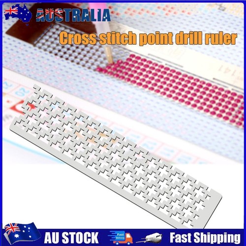 AU 125 5D Drawing Ruler Practical Metal Square Drill for Art Crafts (A ...