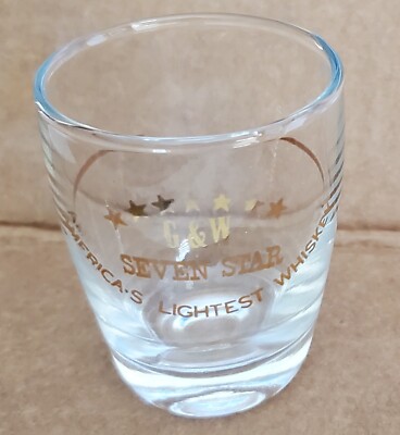 SEVEN STAR AMERICA'S LIGHTEST WHISKEY SHOT GLASS | eBay