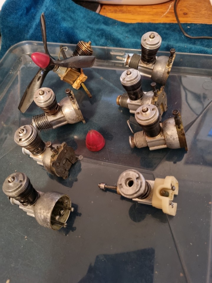 Assorted lot of Cox .049-glow-Model Aero Engines FOR PARTS/REPAIR | eBay