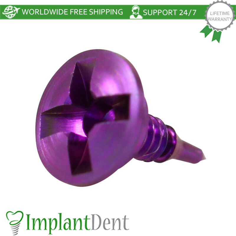 10 Dental GBR Set B0ne Tac Screws 3.5mm, Tac Applicator, Case Stainless ...