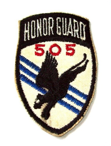 ORIGINAL BLACK-BACK TWILL 1950's 505th AIRBORNE INFANTRY HONOR GUARD ...