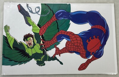 Spider-Man Animation Cel 1999 Animated Series Marvel | eBay