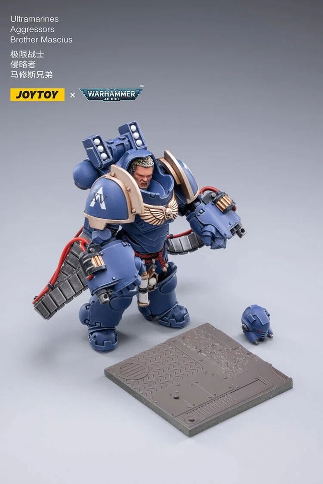 1/8 JoyToy Warhammer 40K Ultramarines Aggressor Single Action Figure | eBay