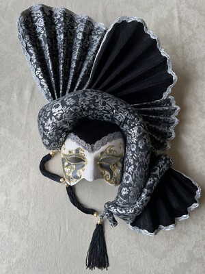 Hand Made by Vincenzo Manzini Venetian Mascarade Full Face Mask. Italy ...