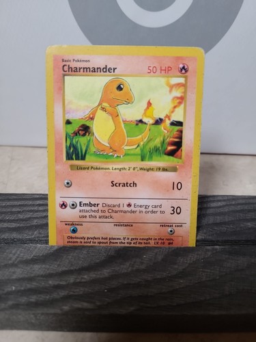 Pokémon TCG Charmander Base Set 46/102 Regular Shadowless Common | eBay