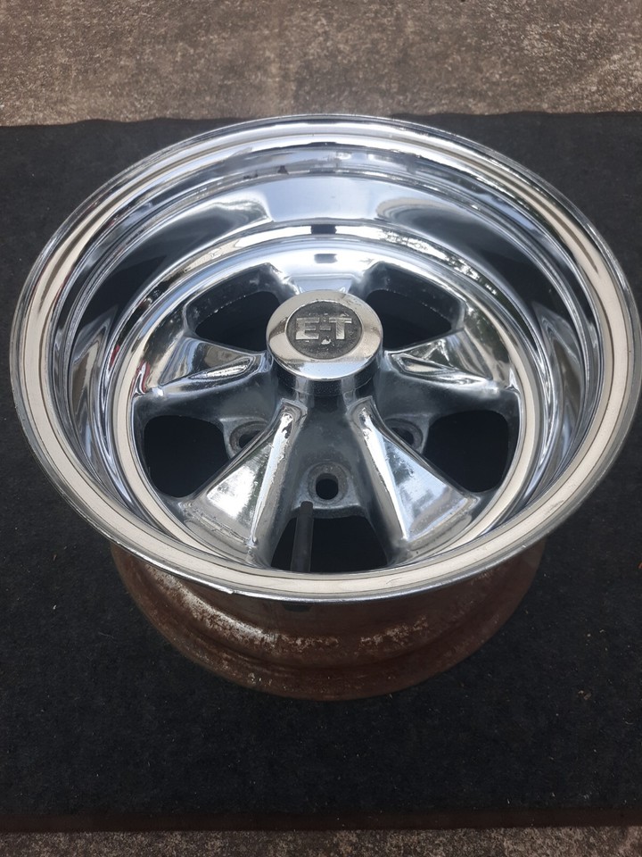 Cragar SS Style Deep Dish Wheel by E-T 14x8 Uni-lug | Chrome Plated ...