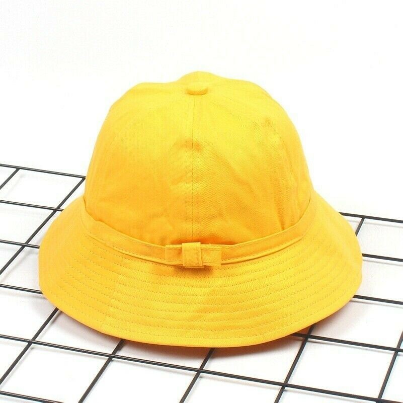 Kid Adult Bucket Hat Fishing Camping Cap Wide Brim Kawayi Bowknot ...