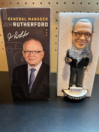 Jim Rutherford General Manager Pittsburgh Penguins Bobblehead With Box ...