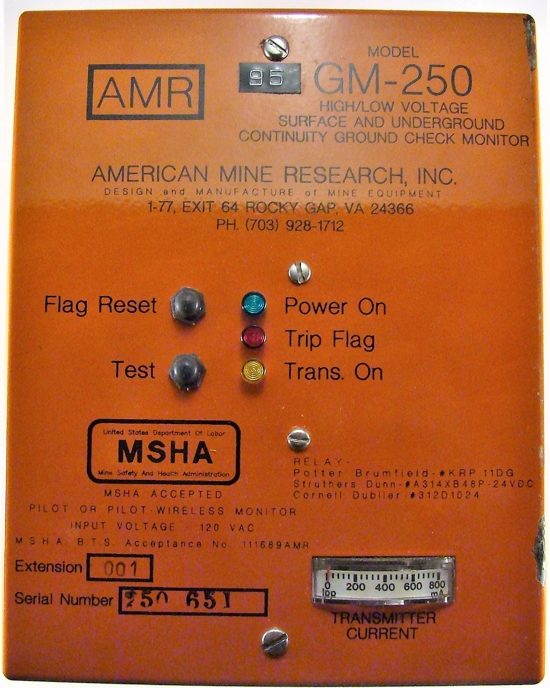 AMR+Gm-250+Ground+Check+Monitor for sale online | eBay