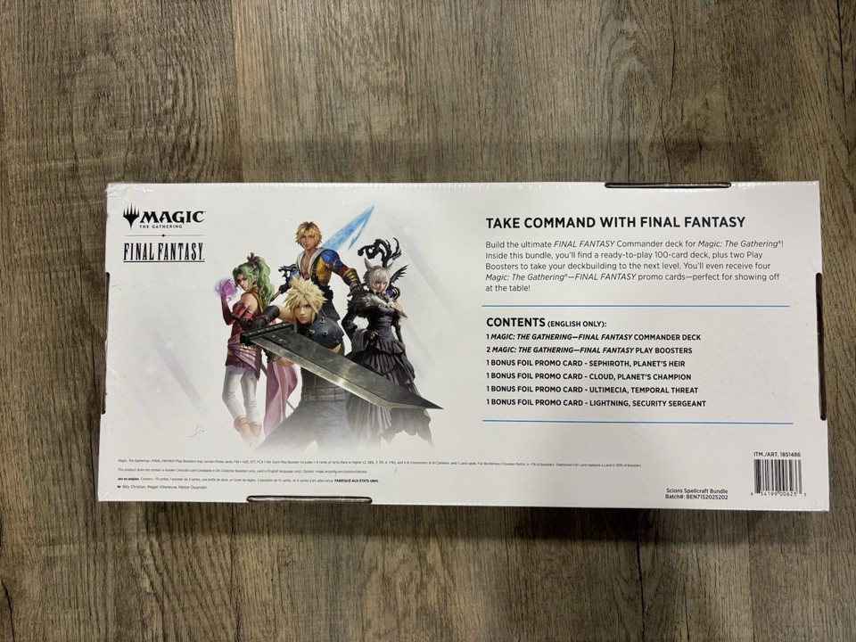 Magic The Gathering Final Fantasy Commander Kit Costco Scions ...
