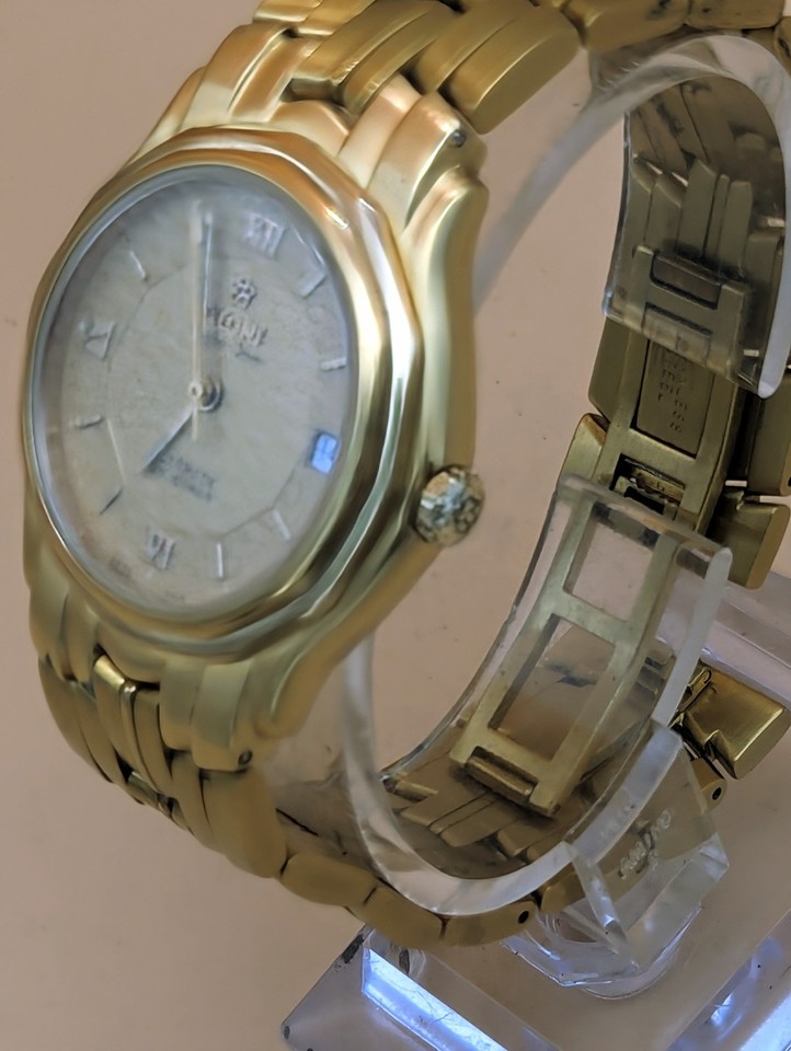 TITONI COSMO KING DATE GOLDPLATED AUTOMATIC WATCH | eBay