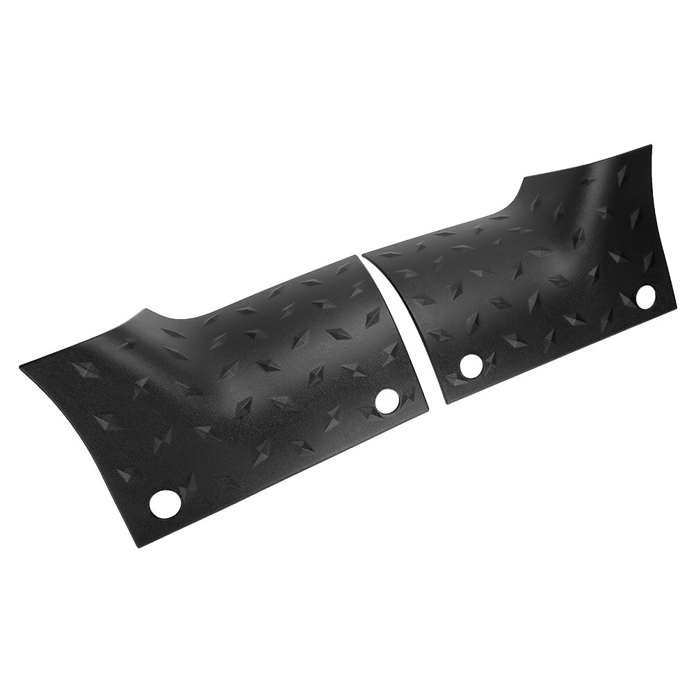 2pcs Black Engine Hood Angle Wrap Cover Auto Accessories Fit For Jeep ...