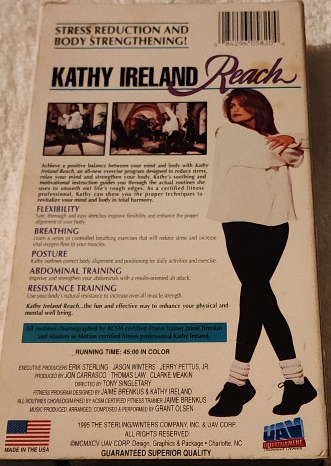 Kathy Ireland Reach VHS 84296058204| eBay