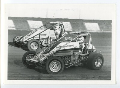 Lealand McSpadden #19 & Rip Williams #91 CRA Sprint Car Photo 5"x7 ...