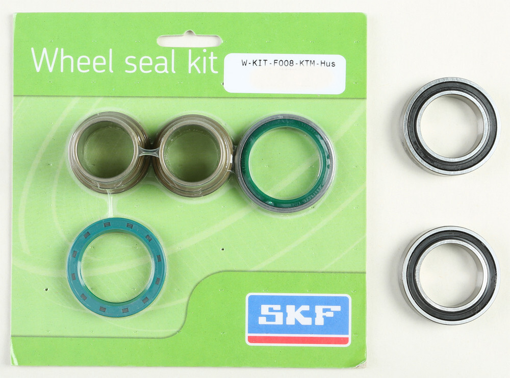SKF 2000-2003 KTM 200 MXC WHEEL SEAL KIT W/BEARINGS FRONT WSB-KIT-F008 ...