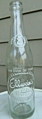 Ellwein's Beverages,10 oz. bottle, Seven-Up Bottling, Mitchell & Pierre ...
