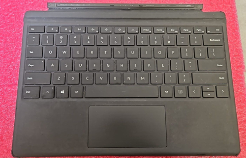 Microsoft 1725 Type Cover Black for Surface Pro 3,4,5,6,7 Backlit ...
