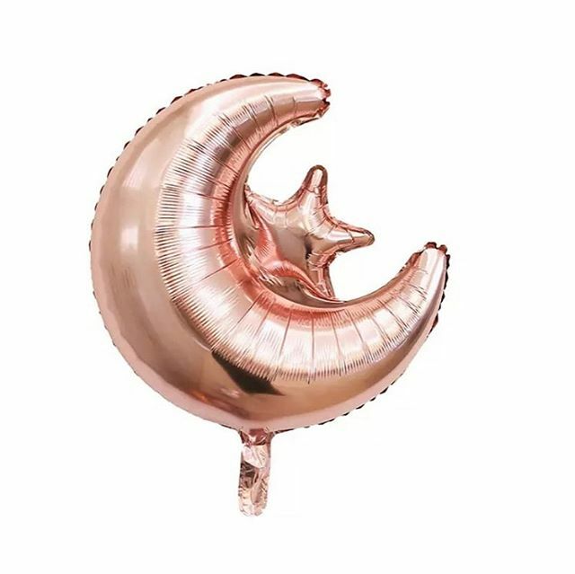 16" Eid Mubarak Foil Balloons Umrah Ramadan Hajj Decorations Party Moon ...