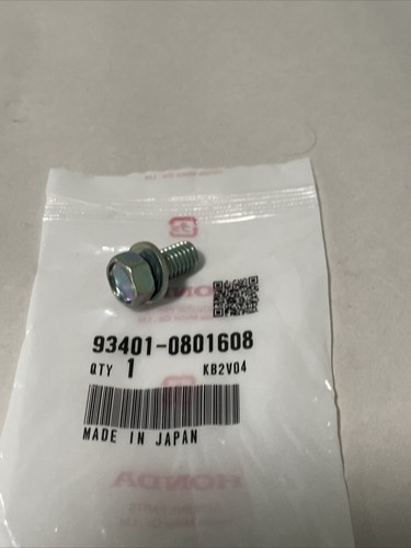 93401-0801608 Honda Civic bolt flage Sub Frame Bracket 8X16 | eBay