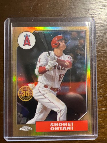 2022 Topps Chrome Shohei Ohtani 1987 35th Refractor 87BC-2 LA Angels ...