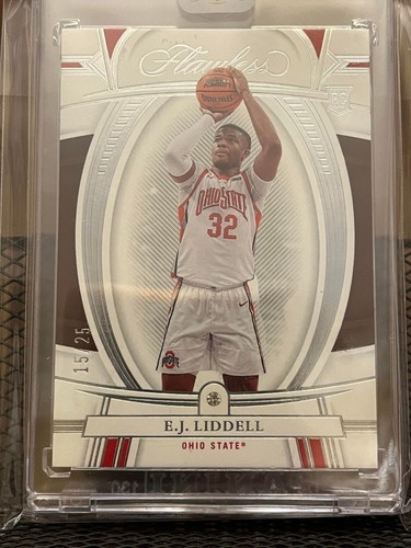 E.J. LIDDELL 2022 FLAWLESS OHIO STATE BUCKEYES TRUE DIAMOND GEM ROOKIE ...