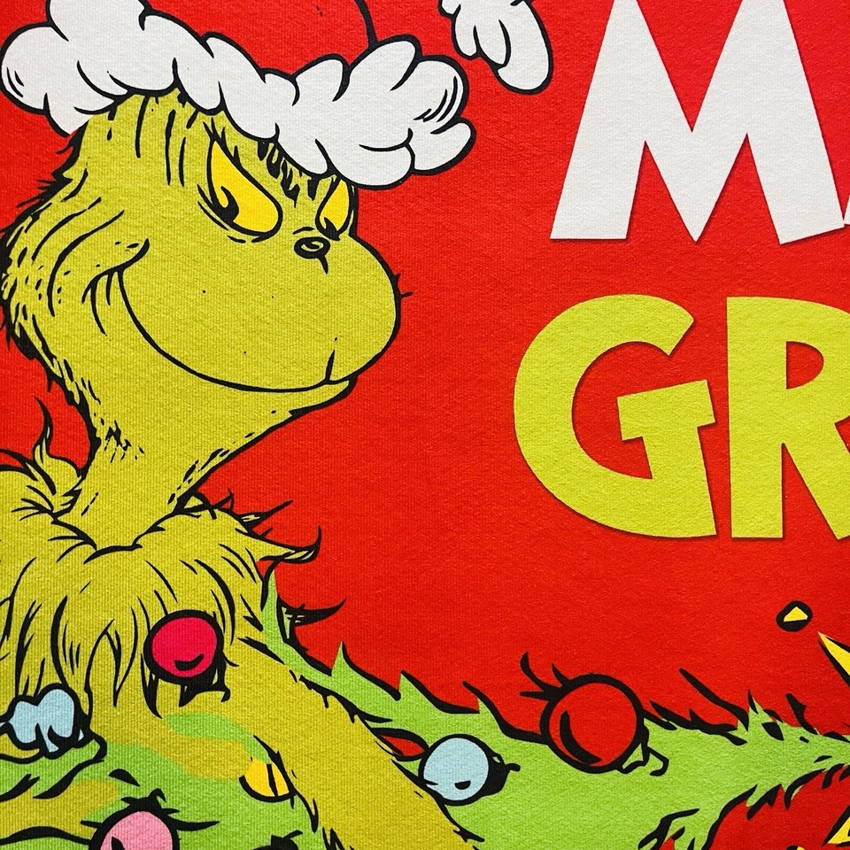 Dr. Seuss The Grinch Christmas Accent Rug Mat 20”x32” Merry Grinchmas ...