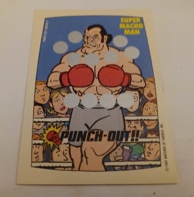 1989 Topps Nintendo Scratch-Off Game Mike Tyson’s Punch Out! Super ...