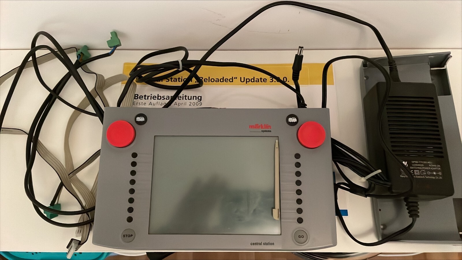 Märklin 60212 CS1 mit Update ESU Reloaded komplett mit Trafo und allen ...