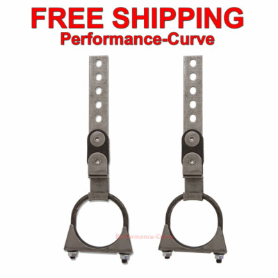 Pair of Universal 3" Exhaust Tailpipe Hangers 360 Hanger DIY Custom | eBay