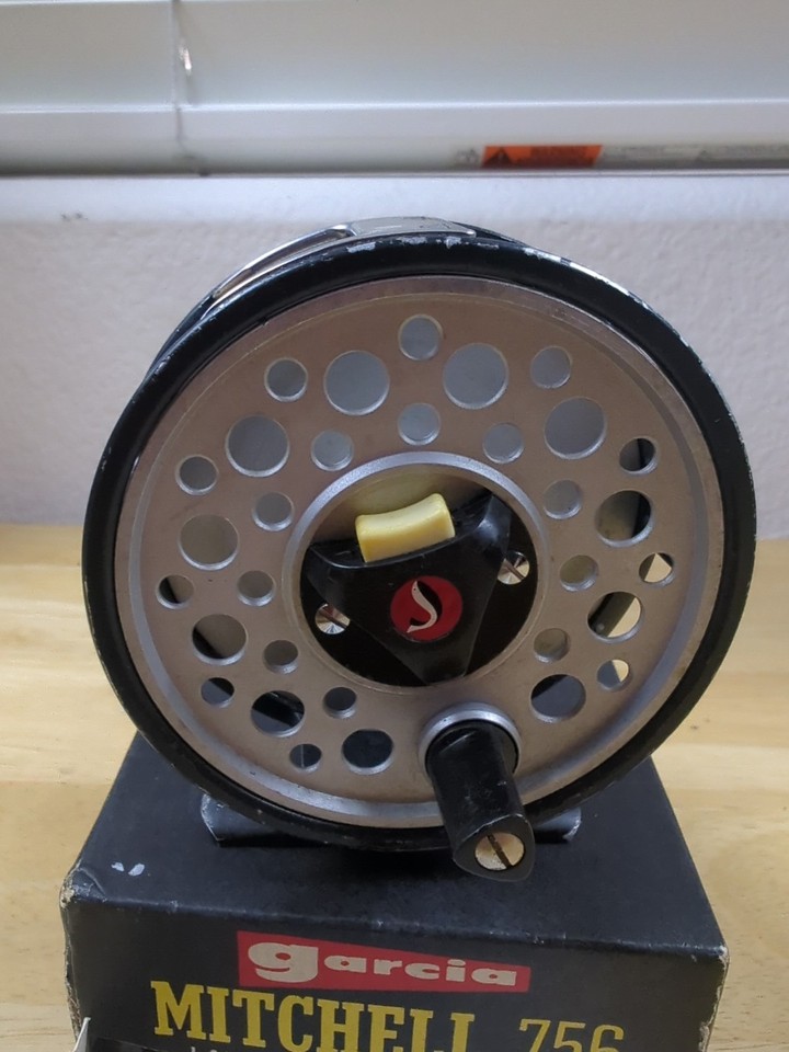Vintage Garcia Mitchell 756 Fly Reel In The Box With Manual. | eBay