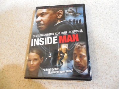 Inside Man DVD Widescreen Denzel Washington Clive Owen Jodie Foster ...