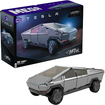 MEGA Construx Mega X TESLA CYBERTRUCK Model Kit 3,283 pieces - Brand ...