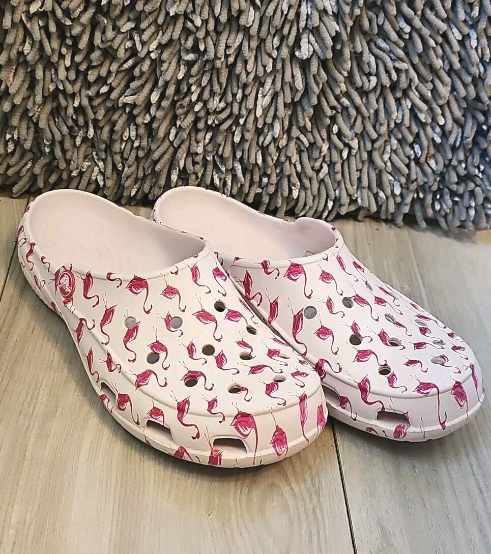 Crocs Freesail Flamingo Clog Mule Women’s Size 8 Pink - Gem