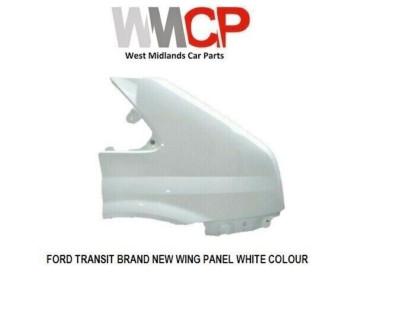 FORD TRANSIT MK7 (2006 - 2014) NEW FRONT WING PANEL DRIVERS SIDE WHITE ...