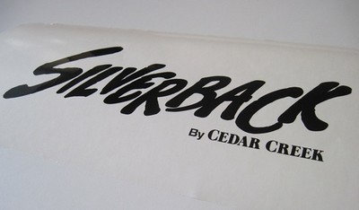 (ORIGINAL LOOK) SILVERBACK RV CEDAR CREEK CAMPER WHEEL TRAILER DECALS ...