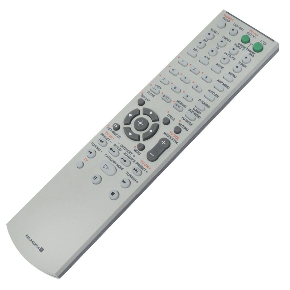 New Replaced Remote RM-AAU014 for Sony STR-DG710 STRDG710 Audio Video ...