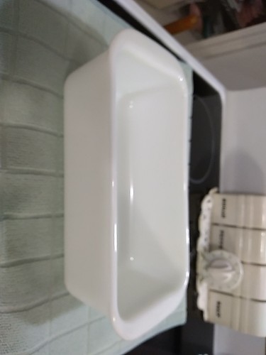 VINTAGE Pyrex Opal White Milk Glass Loaf Pan # 213 22 X 11 cm | eBay