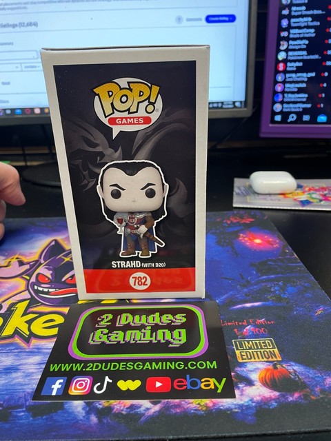 Funko Pop! Vinyl: Dungeons & Dragons - Strahd (with D20) - GameStop (GS ...