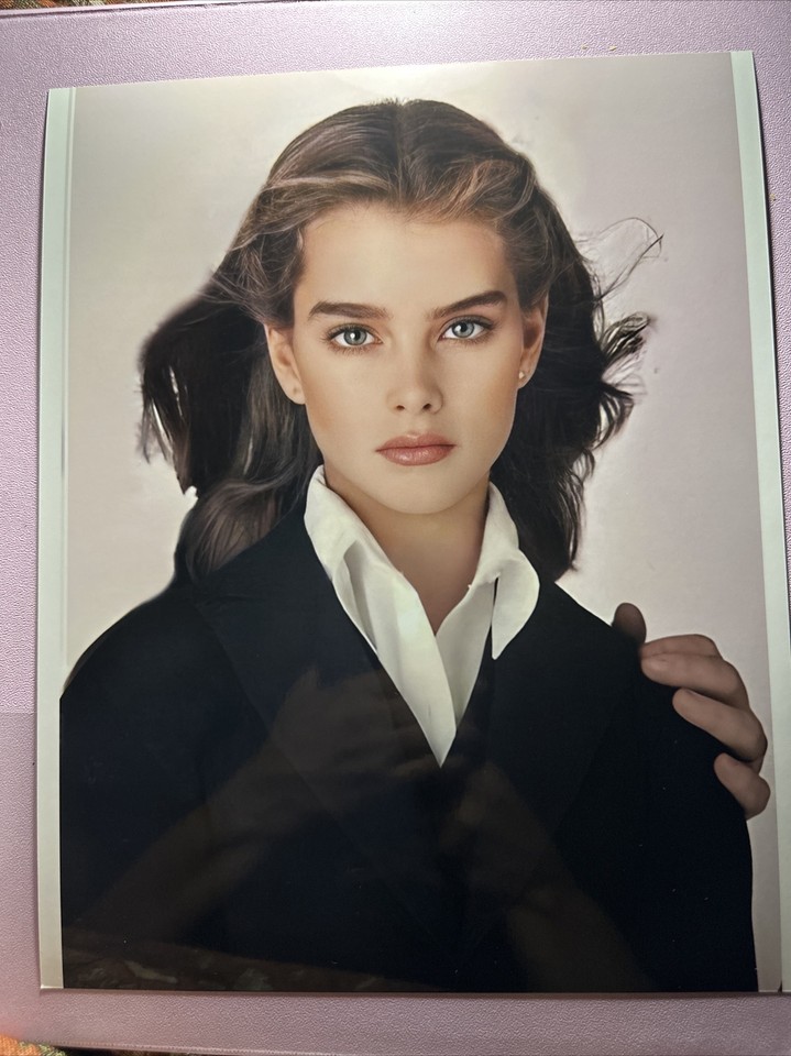 Young Gorgeous Beauty Brooke Shields Art 8X10 Photo Print | eBay