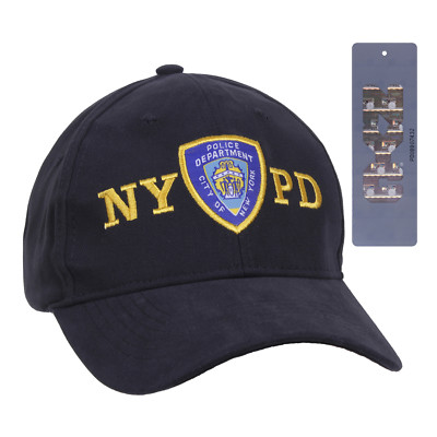 NYPD Adjustable Cap With Emblem Officially Licensed Navy Blue 8272 | eBay
