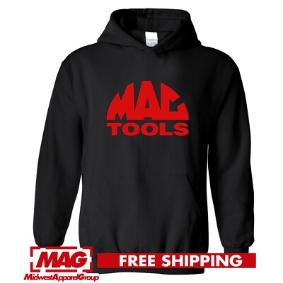 MAC TOOLS HOODIE RED LOGO Mechanic Tool Auto Sweatshirt Garage Parts ...