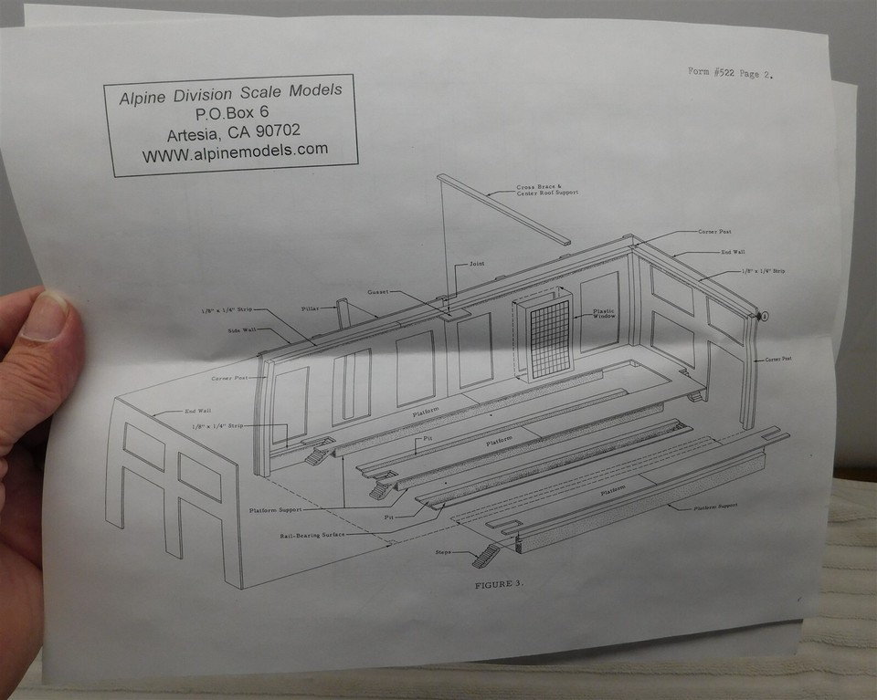 Alpine Division Scale Models #522 HO Scale 2 - Stall Diesel Engine ...