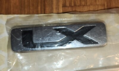 Mazda OEM LX Emblem Chrome Black Part Number GG2B-51-761A | eBay