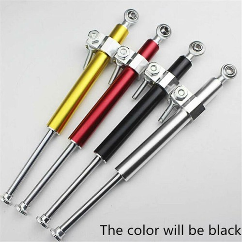 330mm Aluminum Steering Damper Rod 30mm Fork Clamp Universal Motorcycle ...