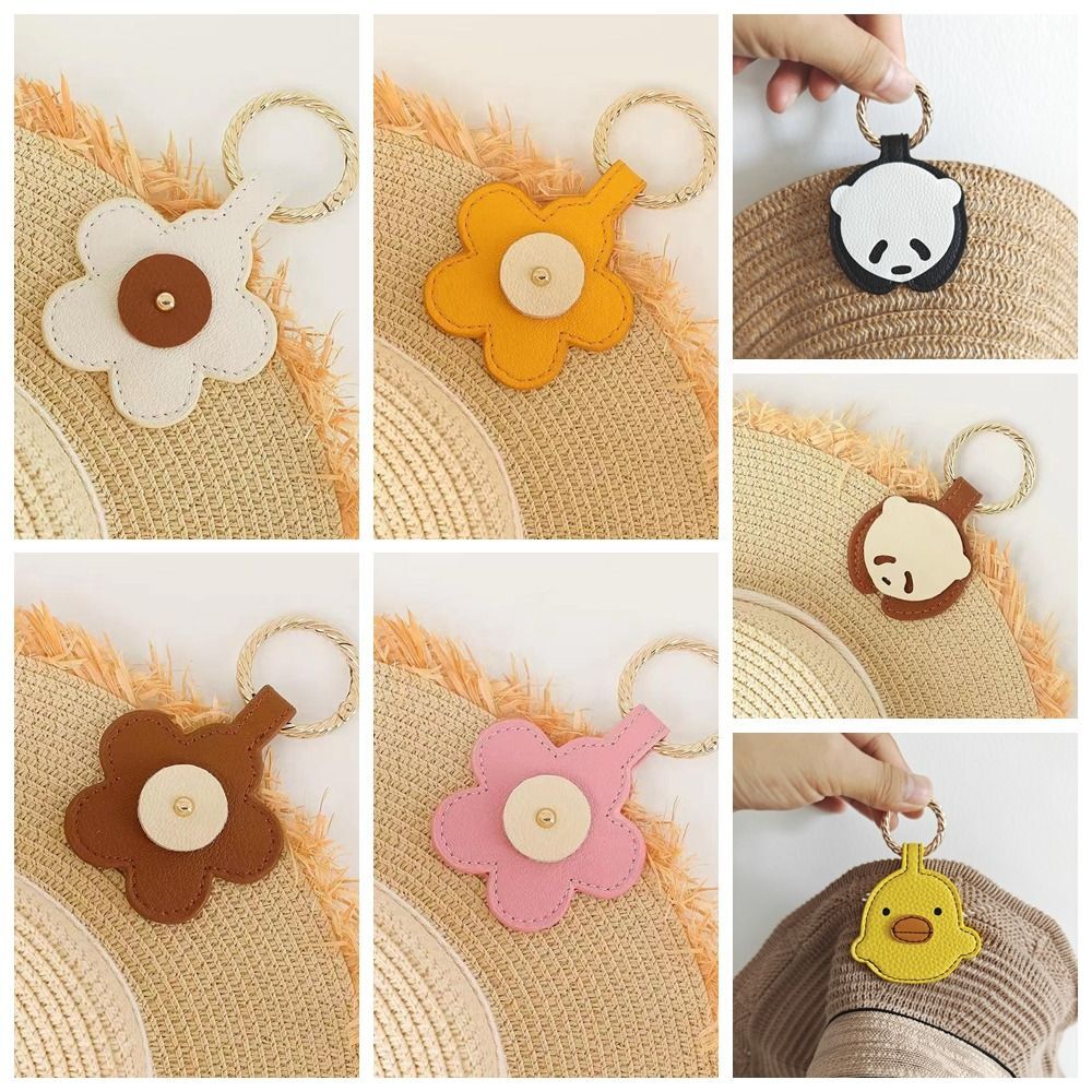 Animal Pu Leather Magnetic Hat Clip Anti-lost Hat Holder Multi-purpose ...